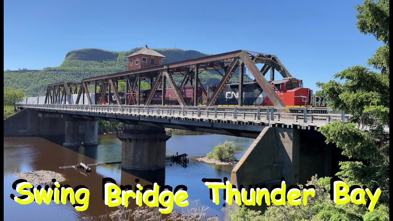 Swing Bridge Thunder Bay - YouTube