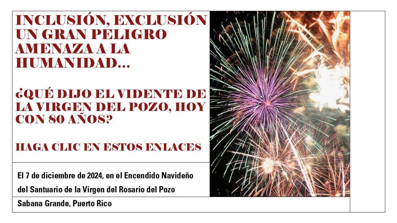 Mensaje Sr. Juan Ángel Collado Pinto desde el Santuario de la Virgen ...