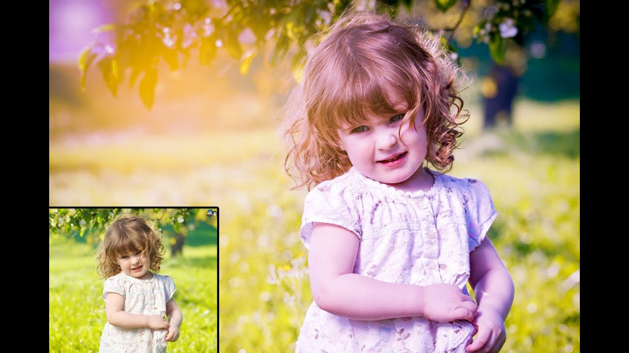 CHILD PHOTO EDITING - YouTube