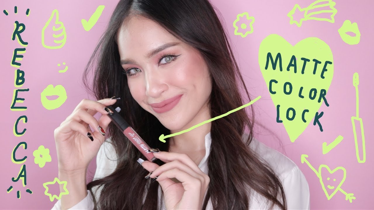ลิปสติกที่ทาแล้วนางฟ้าเรียกพี่ REBECCA MATTE COLOUR LOCK l mossster ...