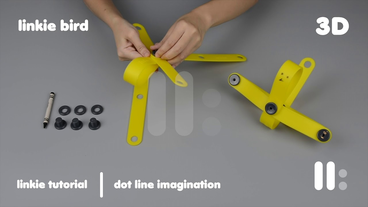 Linkie tutorial 3D / bird - YouTube