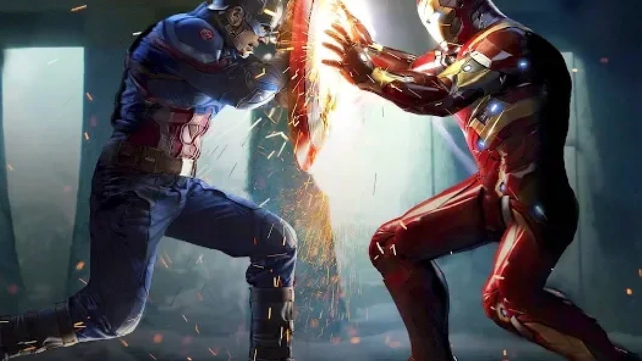 Iron Man vs Captain America & Bucky Final Fight Scene Captain America ...