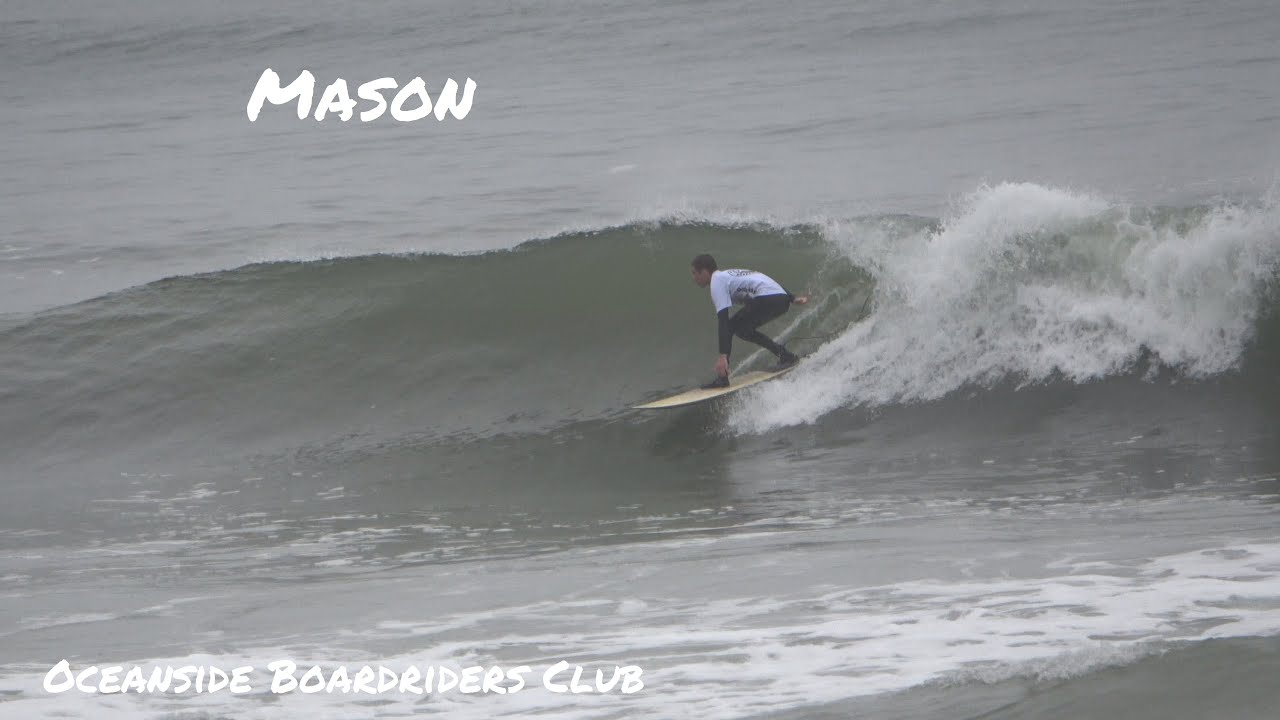 Mason Surfing the Pier - Oceanside Boardriders Club - YouTube