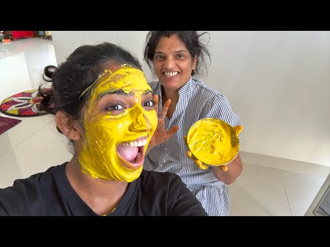 Me-Time with Mom | Haldi Face Pack for Tan Removal | Mother-Daughter Skin Care Routine ✨💛 