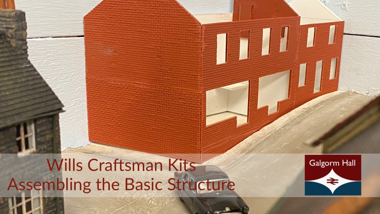 Wills Craftsman Kits - Assembling the Basic Structure - YouTube