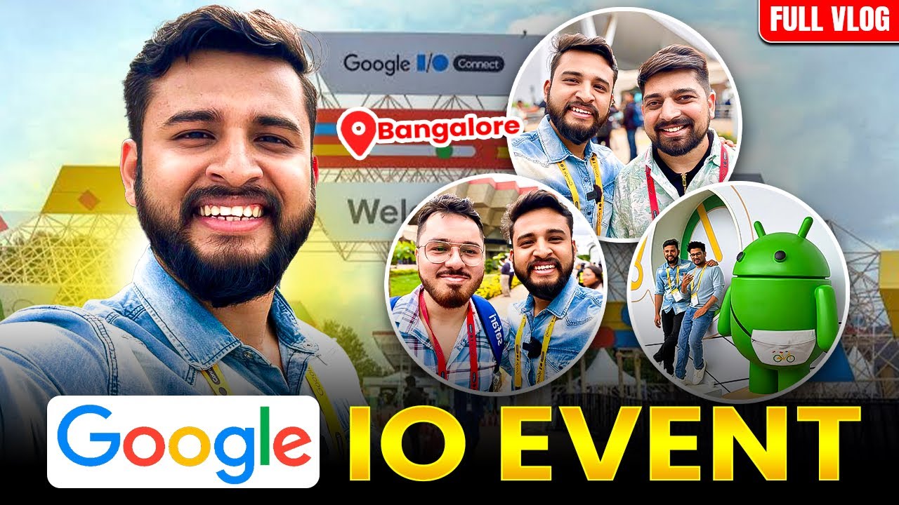 😍GOT INVITED FOR GOOGLE IO CONNECT BENGALURU🔥LARGEST TECH SUBMIT BY ...