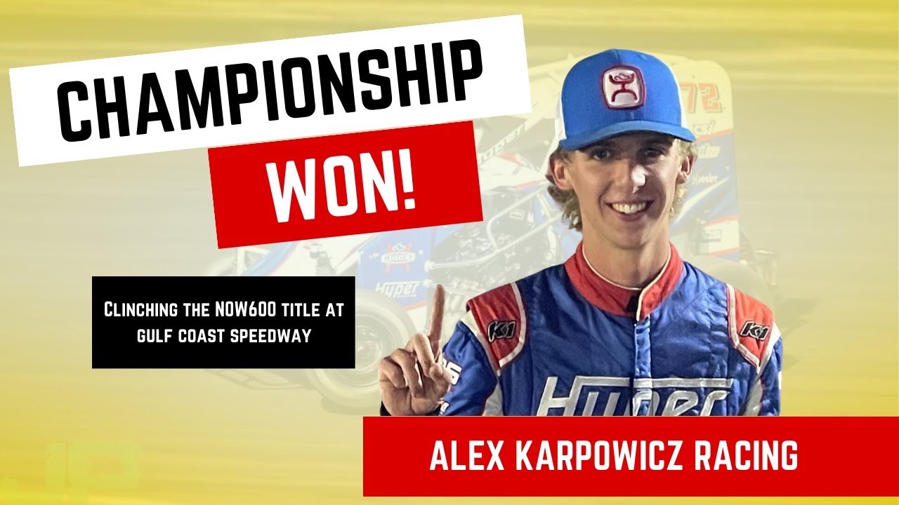 Championship Won! - 2022 Rewind - Gulf Coast Speedway - YouTube
