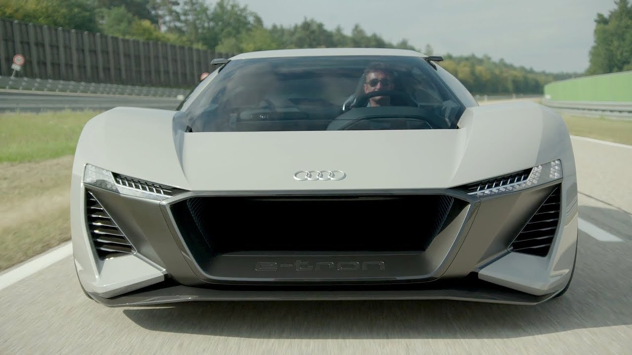 Audi PB18 e-tron Concept | Driving, Interior, Exterior - YouTube