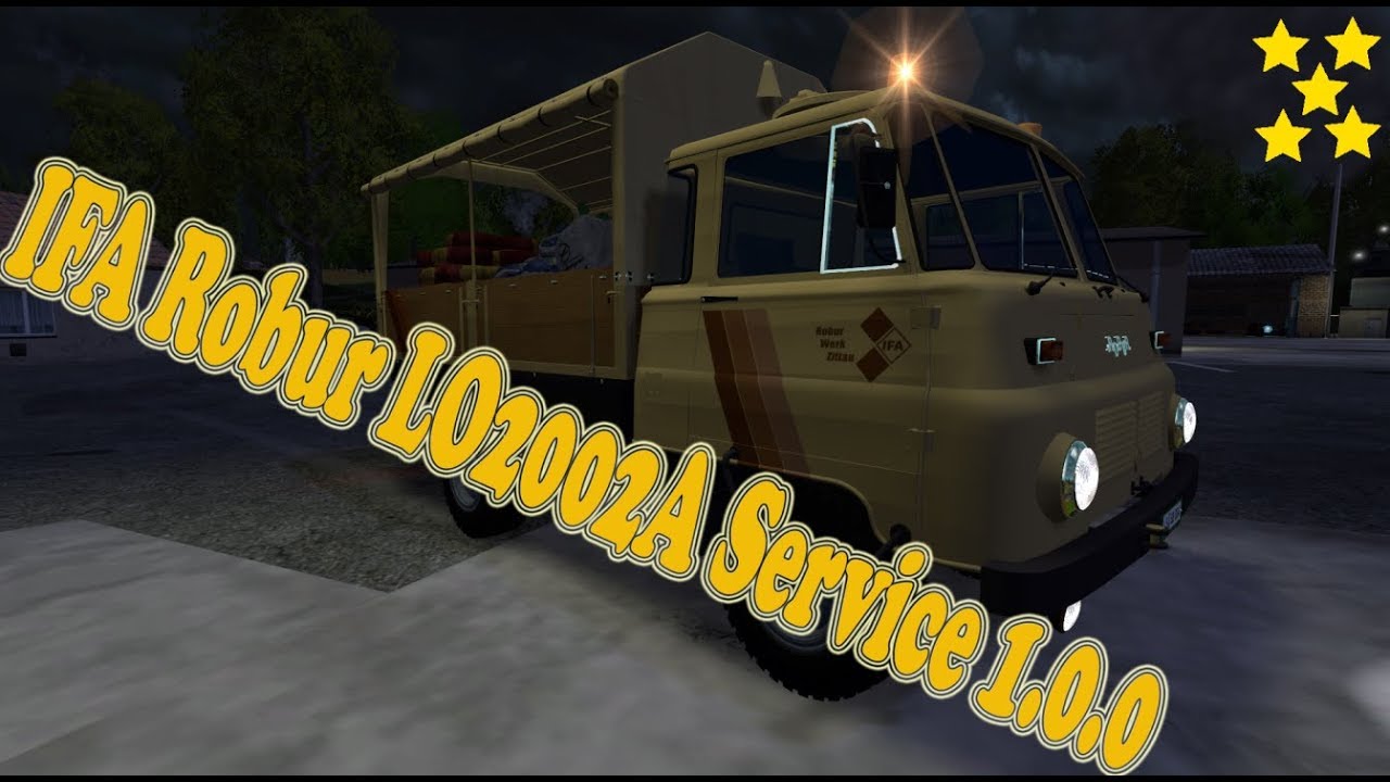 Mod Vorstellung Farming Simulator Ls17:IFA Robur LO2002A Service 1.0.0 ...