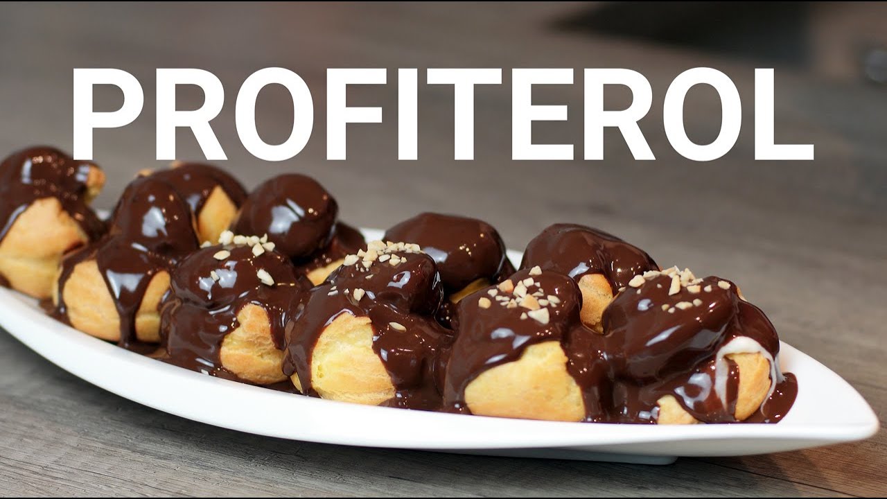 Profiterol recept - YouTube