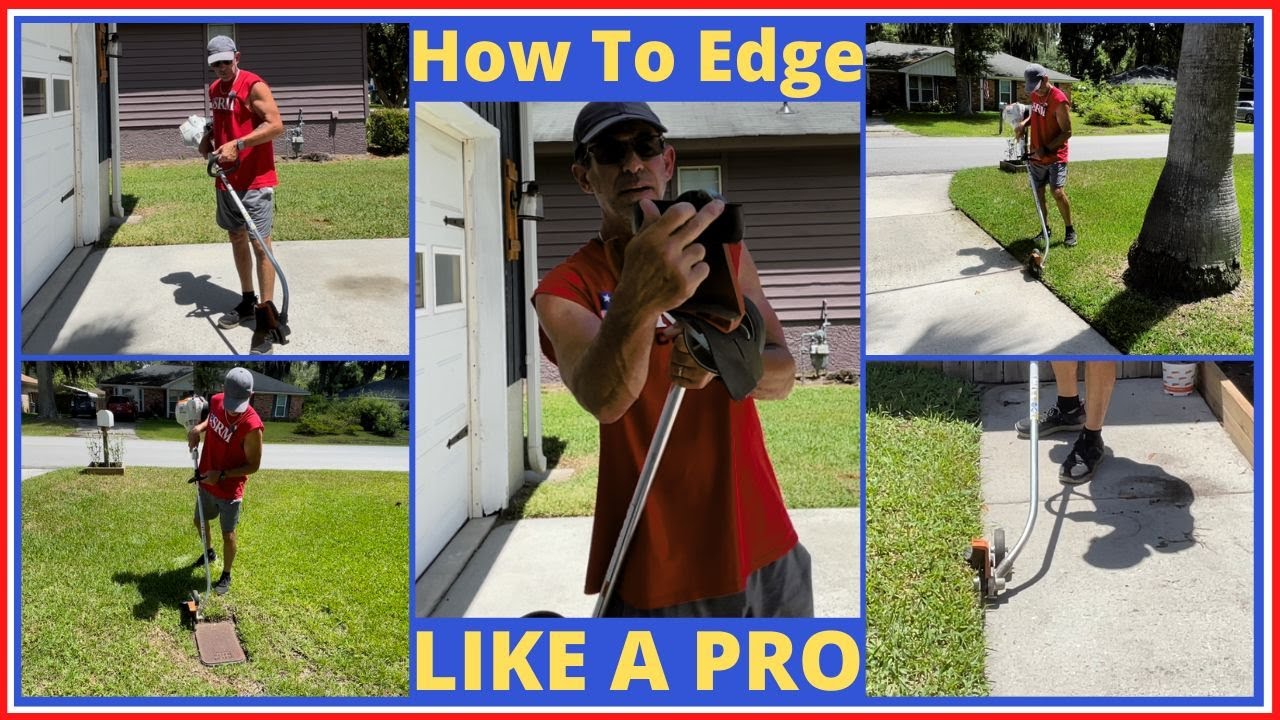 How To Edge Your Grass Like a Pro The First Time! - YouTube