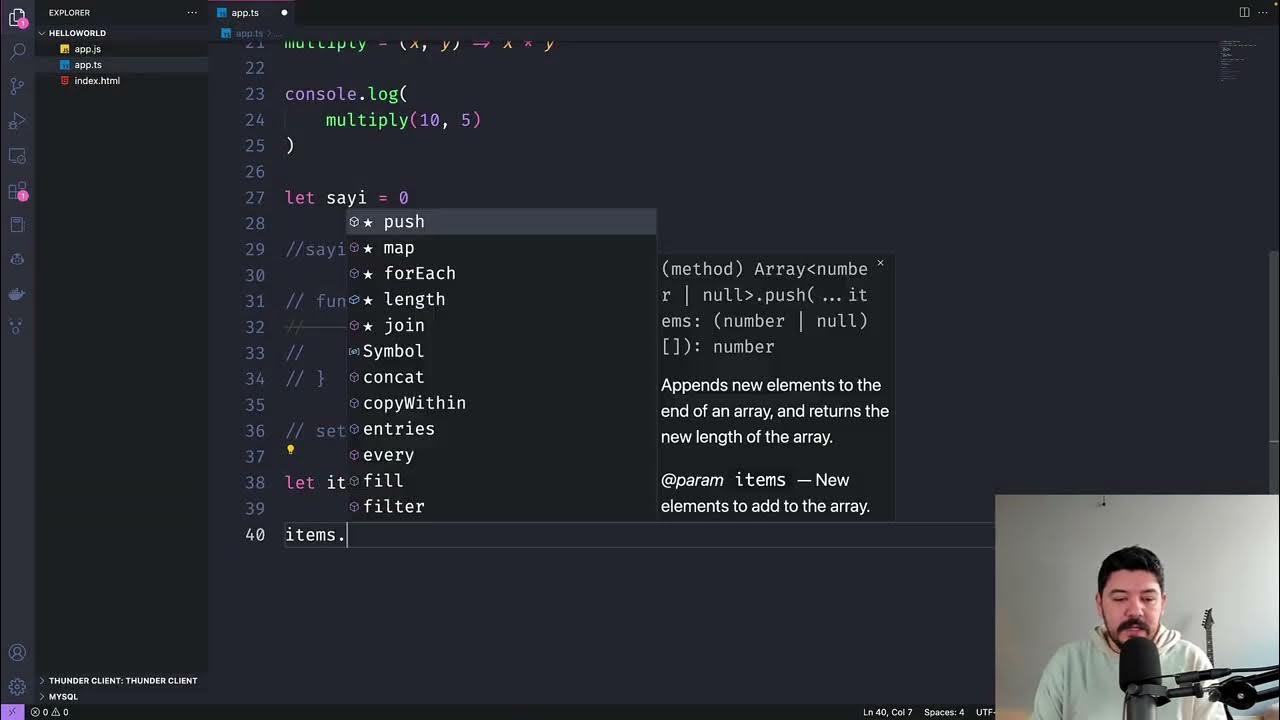 Typescript Dersleri 7 Typescriptde Tip Çıkarımları Youtube