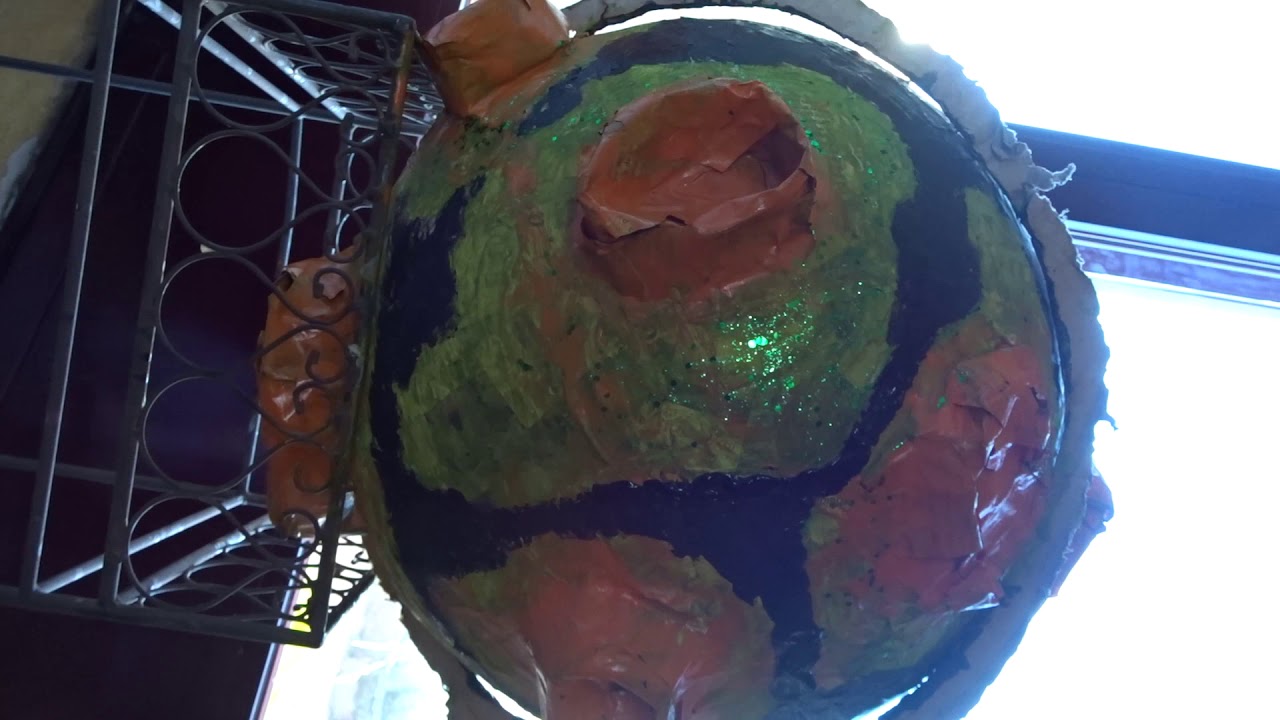 piñata de planetas para cumpleaños. - YouTube