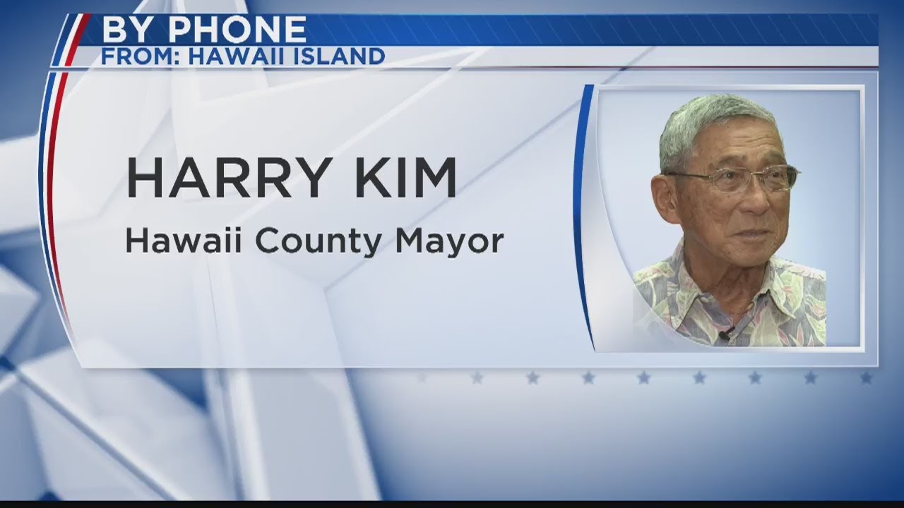 Hawaii County Mayor Harry Kim reacts to first printout - YouTube