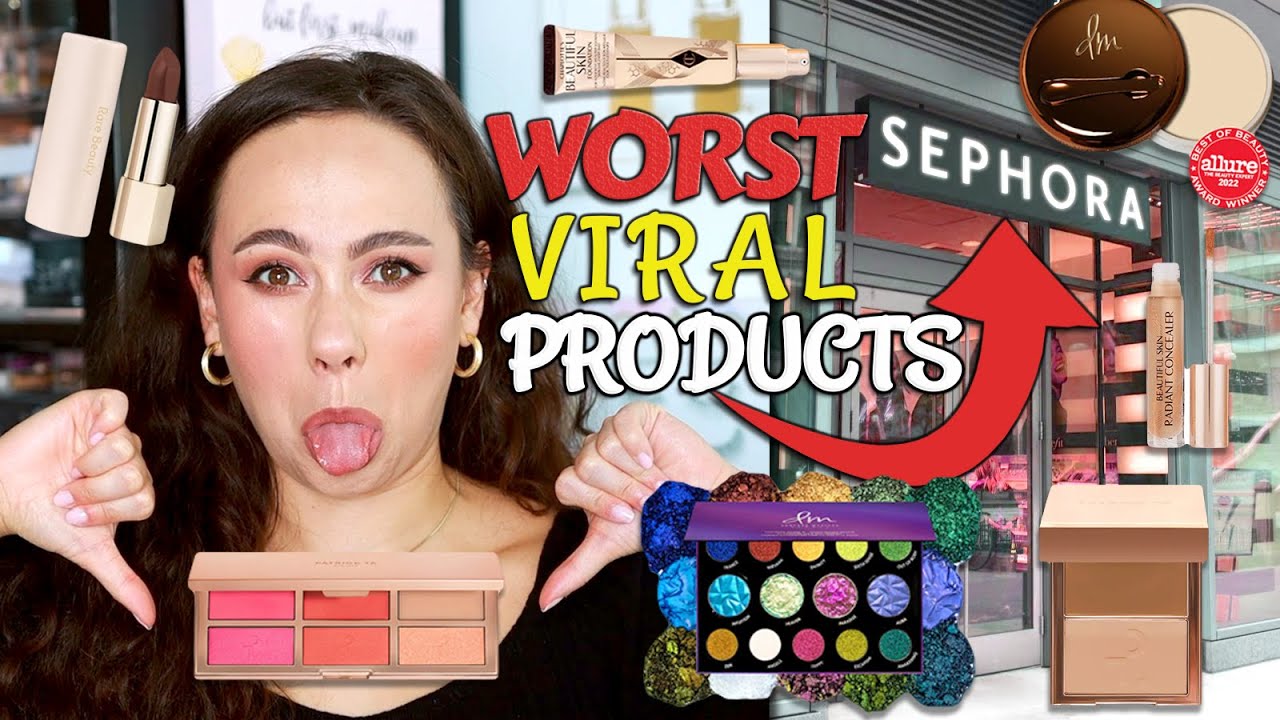 WORST NEW VIRAL MAKEUP FROM SEPHORA!! BUYER BEWARE! - YouTube