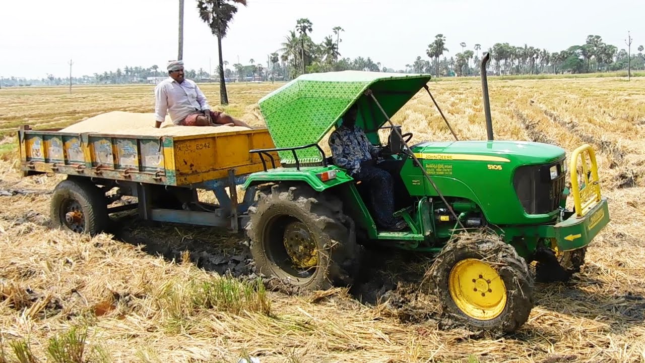 EXTREME John Deere Tractor Hard in Field Work | Tractor Videos | SWAMI ...