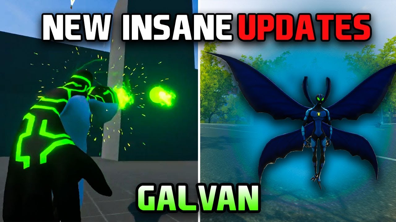 Look At These Insane New Updates in BEN 10 GALVAN - YouTube