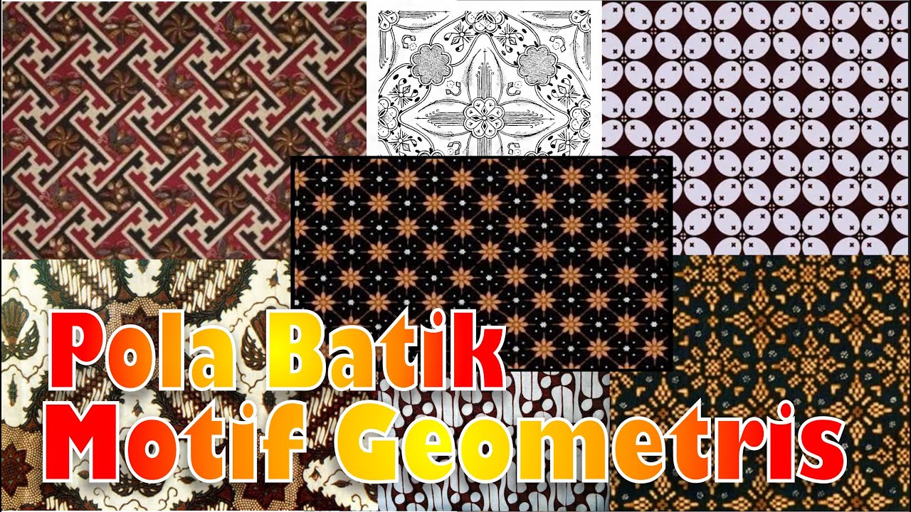 Pola Batik Motif Geometris - YouTube