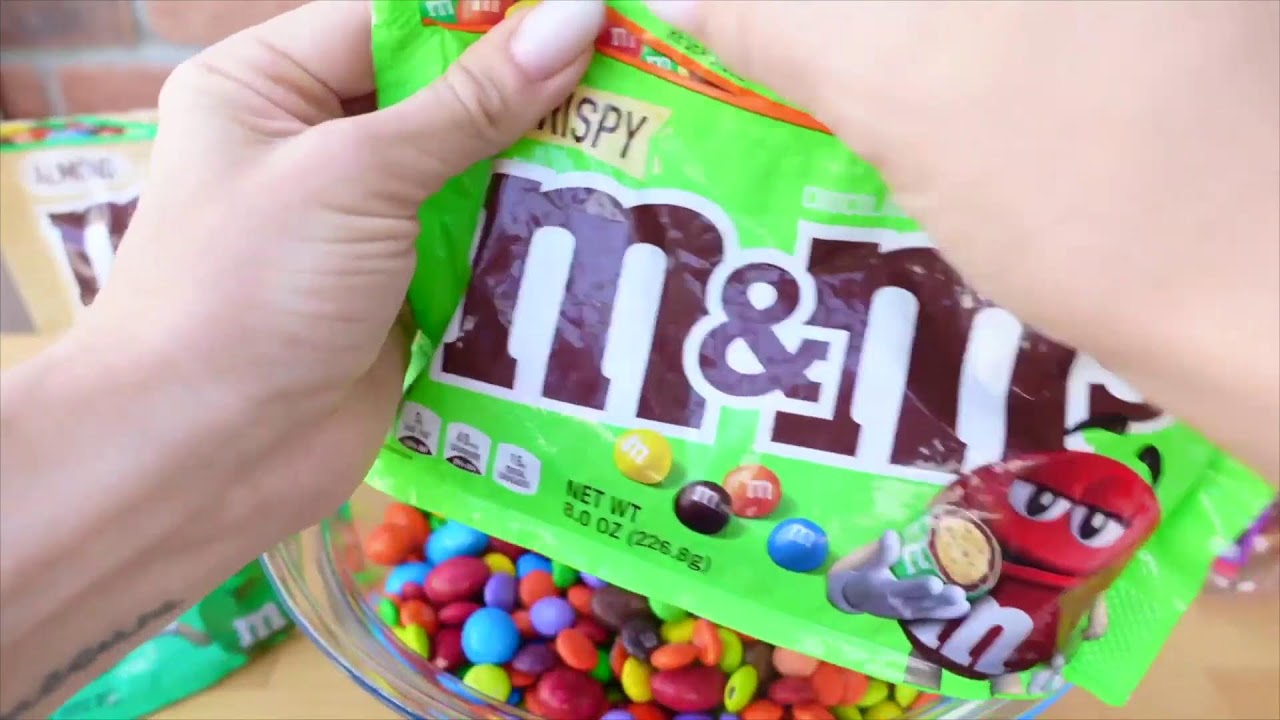 M&Ms Unboxing & ASMR! (Satisfying Sounds & Colorful Candy!) - YouTube