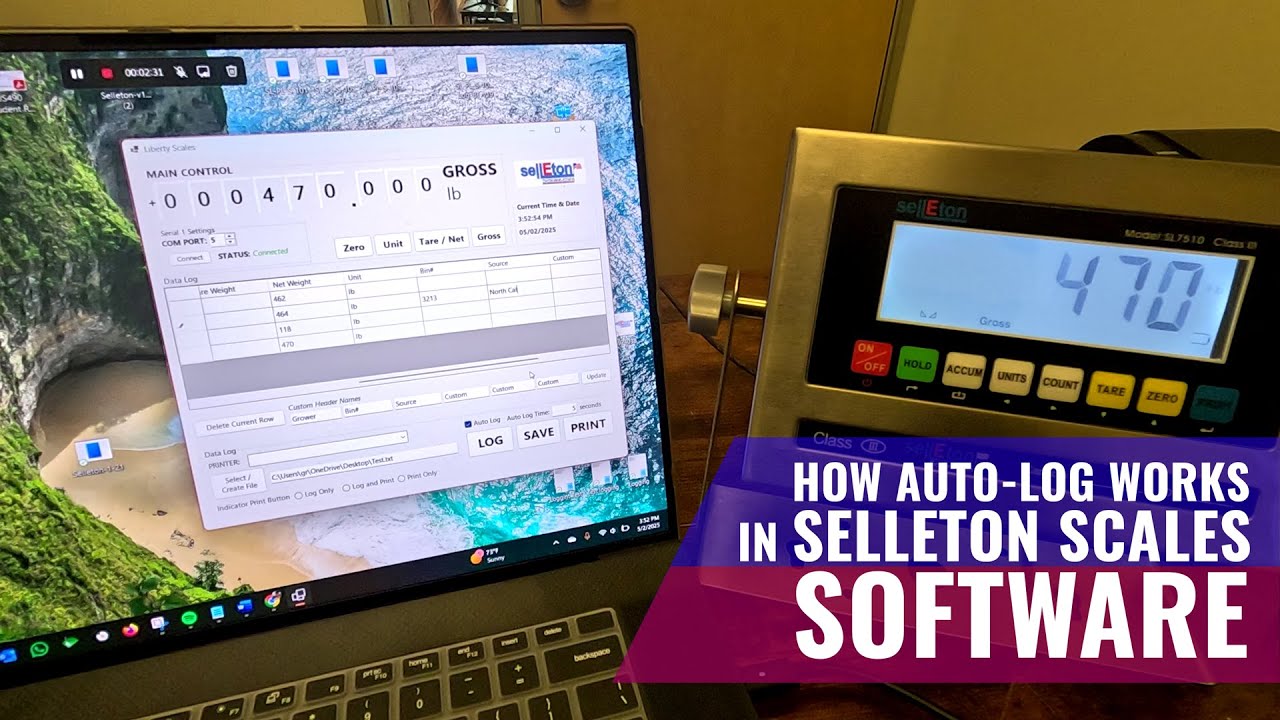 How Auto-Logging Works with SellEton Scales Software | Automated Weight ...