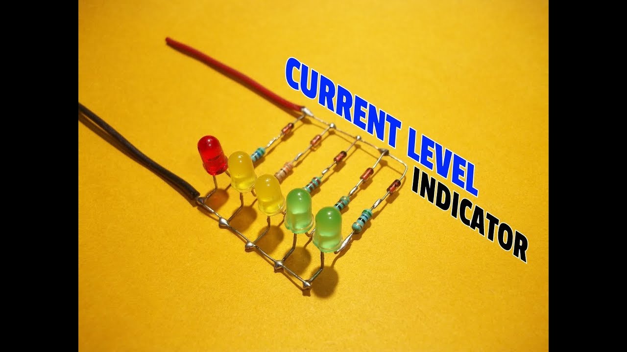 12 Volt Battery Current Level Indicator..Simple 12 Volt Battery ...