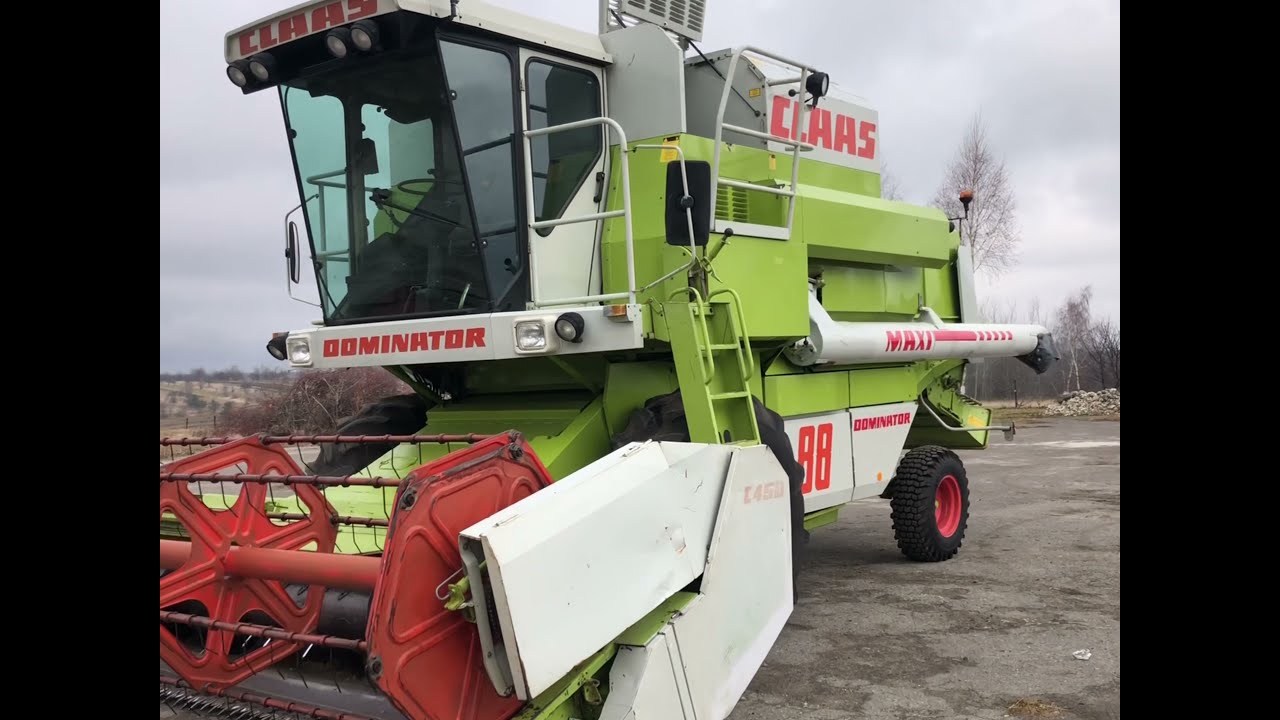 Claas dominator 88s maxi 1992 - YouTube
