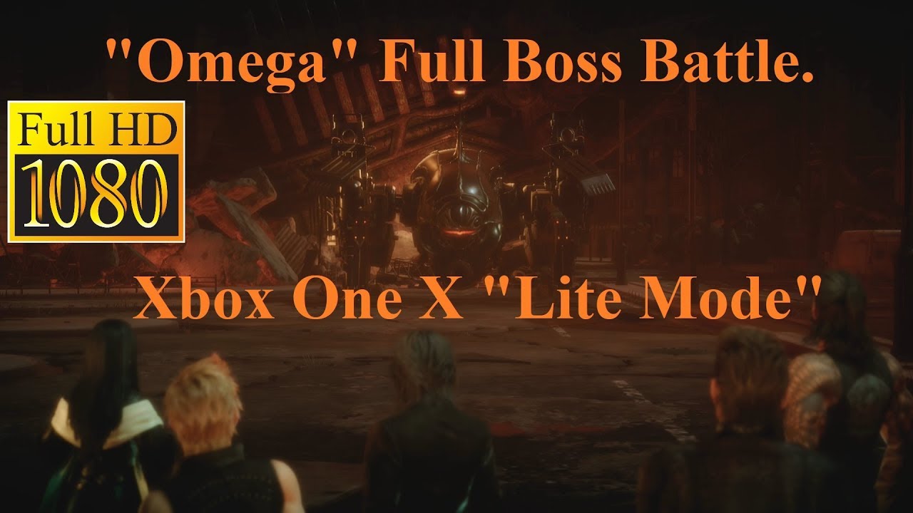 Final Fantasy XV Royal Edition - Omega Full Boss Fight 1080p60fps - YouTube