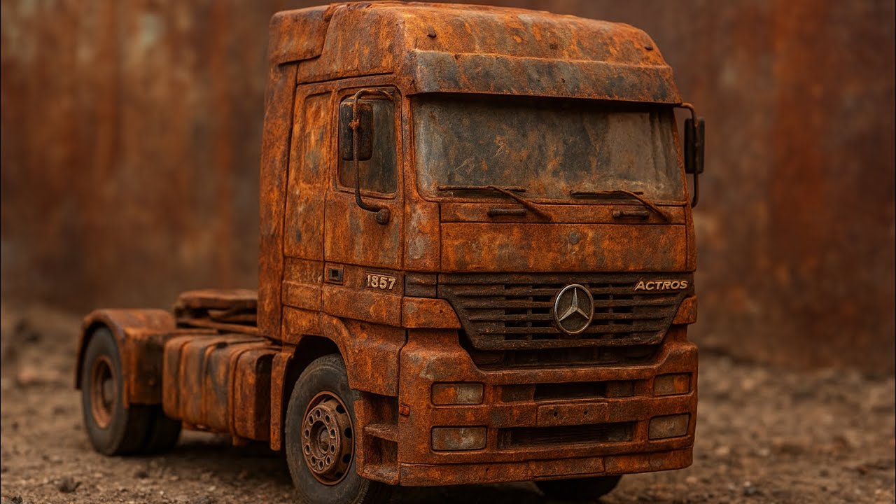 Bringing a Rusty Mercedes Actros 1857 Back to Life | Complete ...