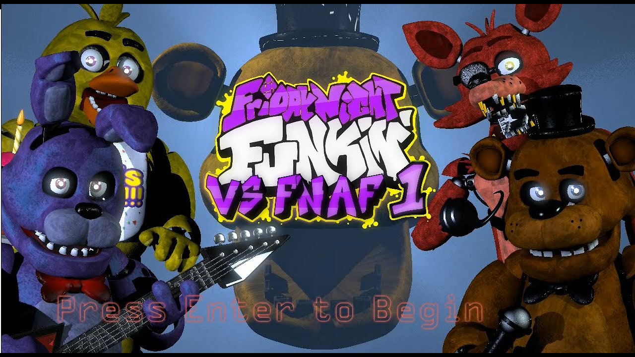 Fnf VS Fnaf 1!!! - YouTube