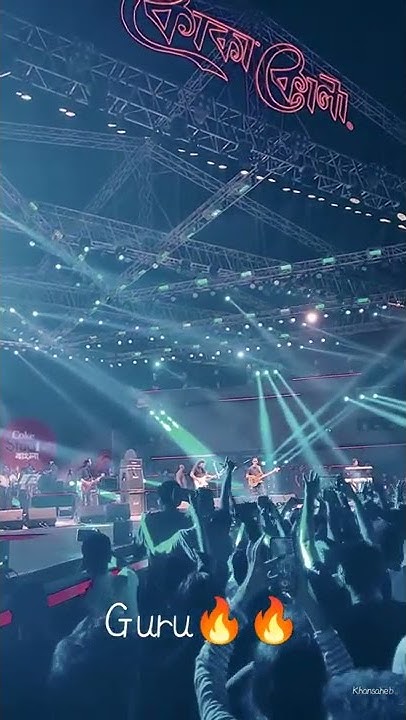 Coke studio Bangla live concert।Nagarabaul James। Guru। Bheegi Bheegi। Hindi song। Bollywood ...
