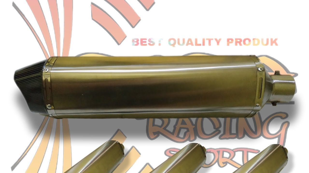 KNALPOT CUSTOM MODEL HEXAGONAL STAINLESS PANJANG 50 CM | SUARA RAMAH ...