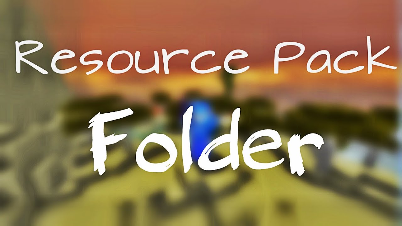 Resource Pack Folder - (23 Packs) [Kohi] - YouTube