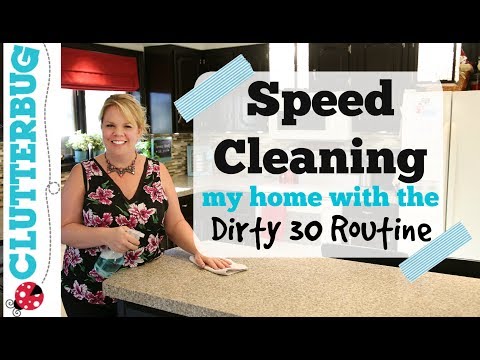 Speed Cleaning My House with Dirty 30 Routine - ADHD Speed Clean with Me