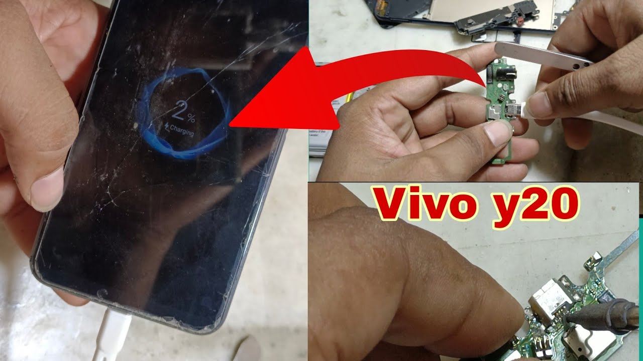 Vivo y20 Charging Jack Repair | How To Repair Vivo y20 Charging Jack ...