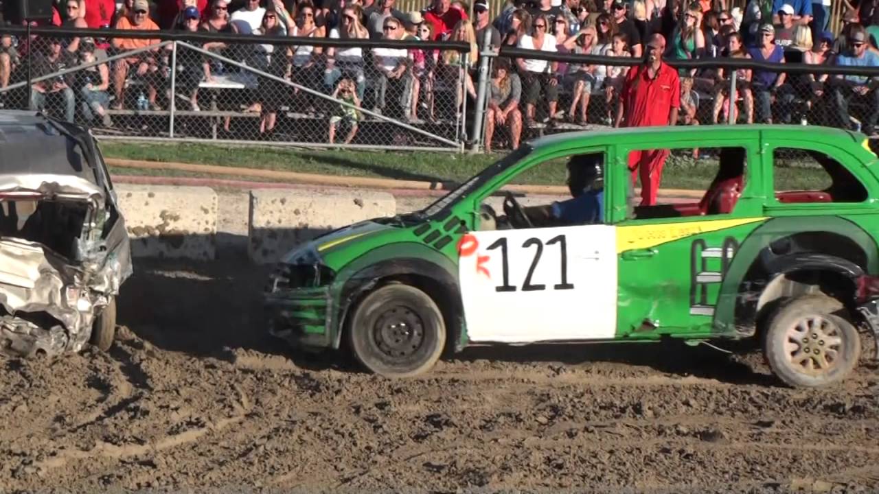 Mitchell Fair Demolition Derby 2016 | Vans - YouTube