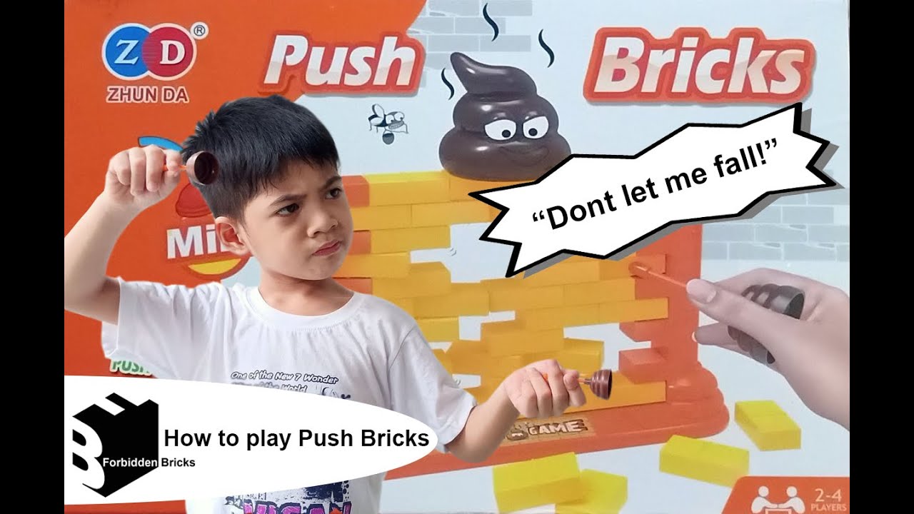 AFFORDABLE INDOOR GAME FOR KIDS (PUSH BRICKS) - YouTube