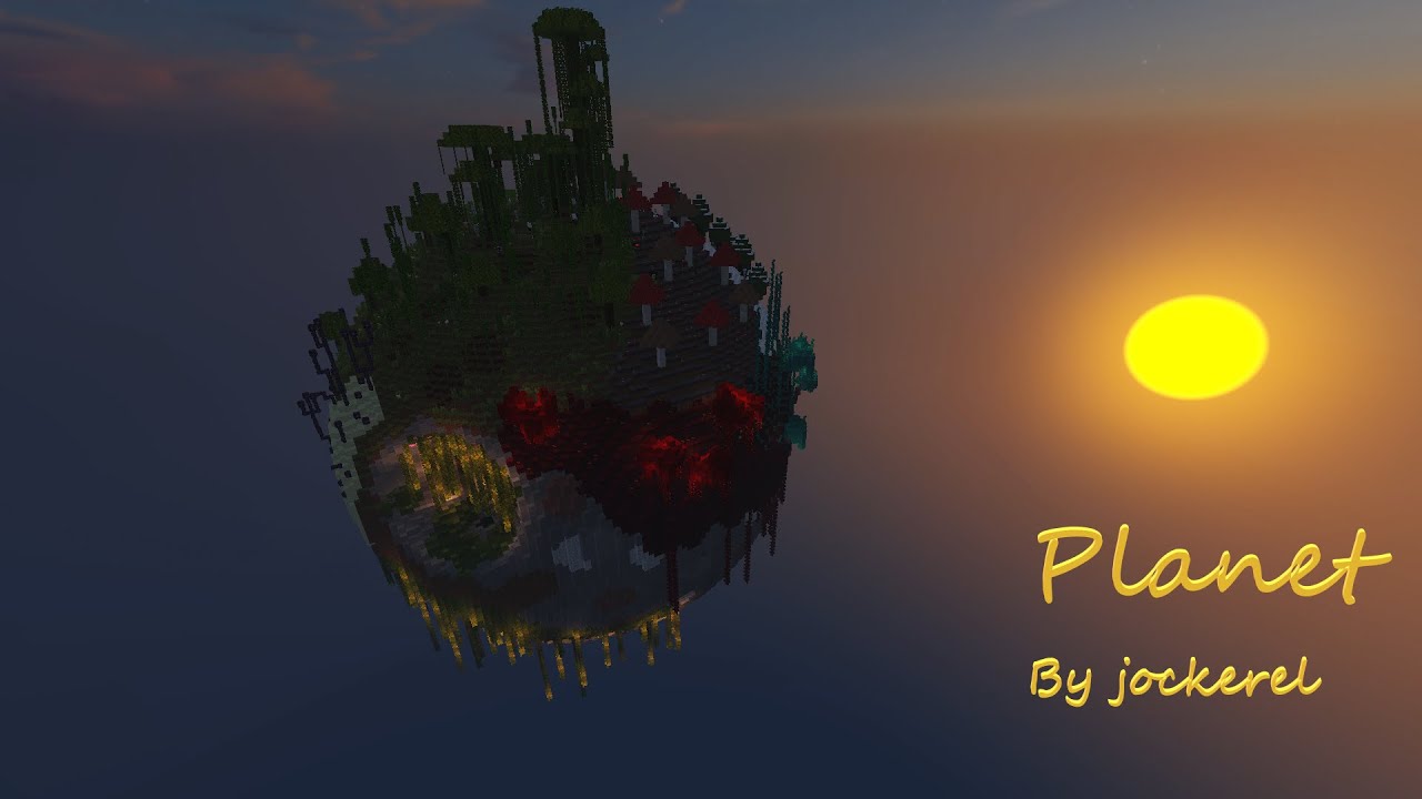 I Build a Planet in Minecraft 1.18.1 | Timelapse | Download - YouTube