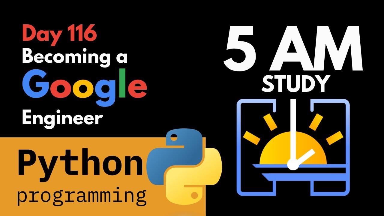 Study Python with me in silence | 5 AM Study - YouTube