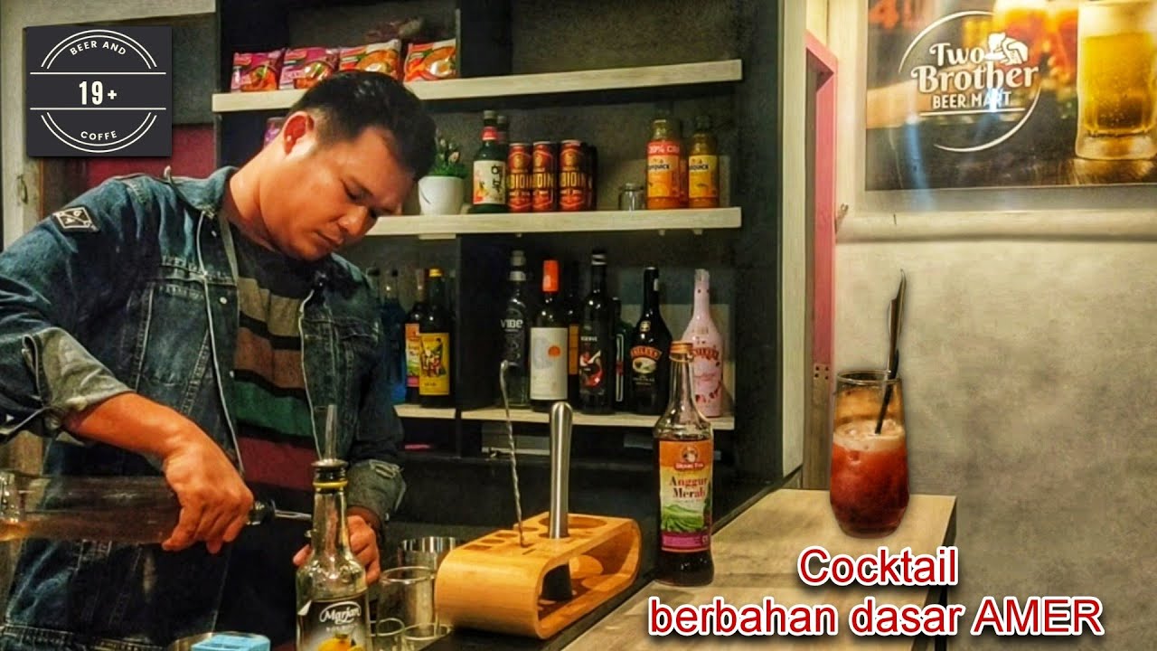 🛑Cocktail berbahan dasar "AMER🍷" - YouTube