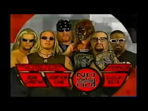 WWF No Way Out 2001 Match Card - YouTube