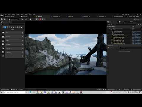 The Elder Scrolls Skyrim in Unreal Engine 5 - Sneak peek - YouTube