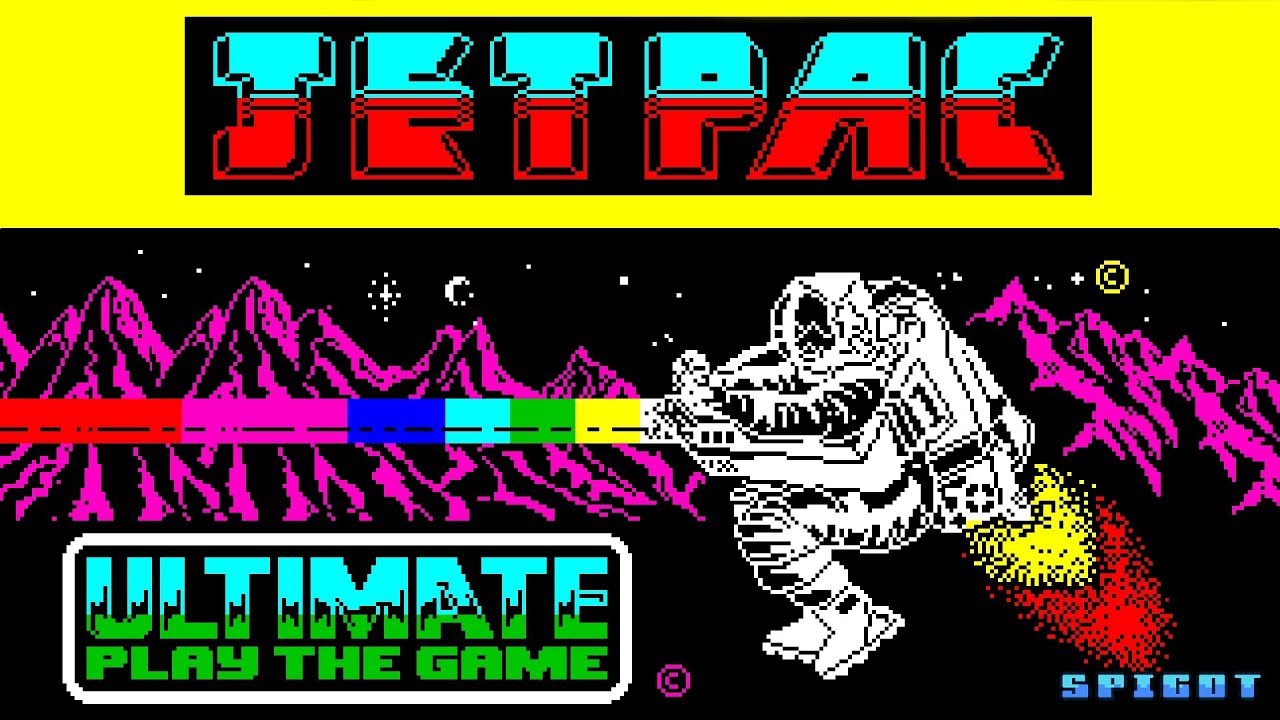 Jetpac Review for the Sinclair ZX Spectrum by John Gage - YouTube