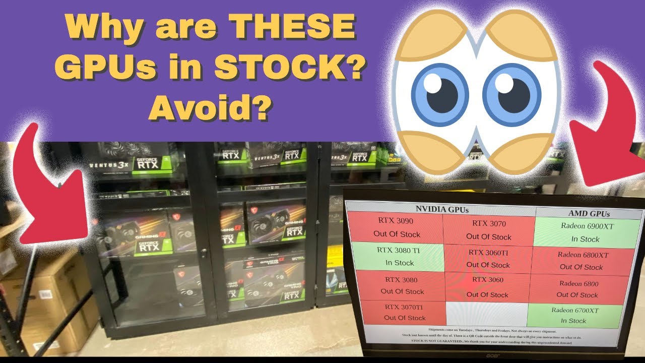WHY Are these GPUs in STOCK MORE? Should you AVOID THEM? - YouTube
