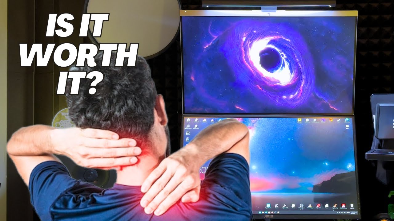 I Switched to a Stacked Monitor Setup - Is It Worth It? - YouTube