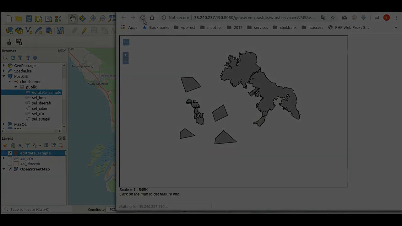 Intergration of Postgis Database with Gesoserver - YouTube