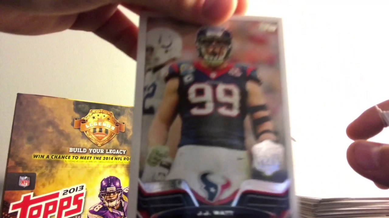 Tops 2013 football cards. Sick rookie pull!!! - YouTube