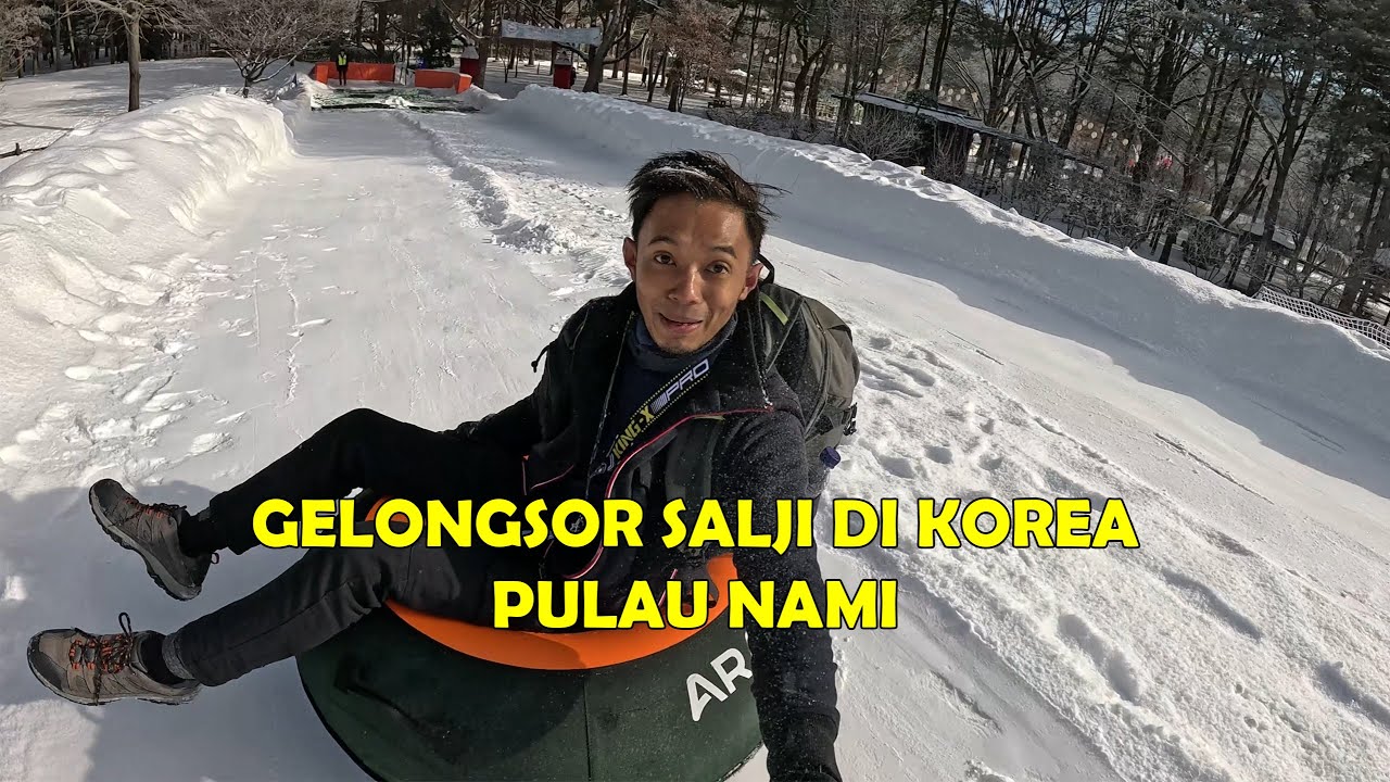 MAIN GELONGSOR SALJI DI KOREA ! NAMI ISLAND - YouTube