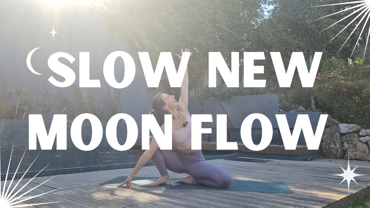 Slow New Moon Flow | New Moon in Gemini Yoga Flow - YouTube