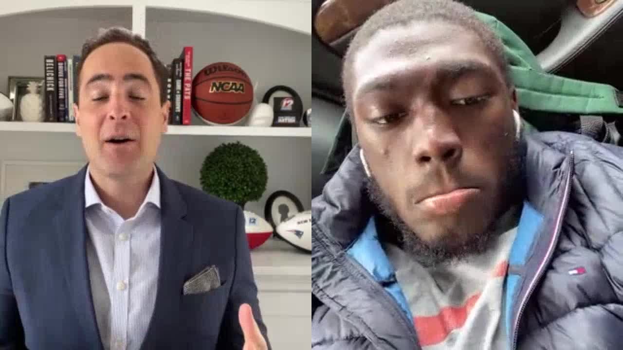 URI's Isaiah Coulter getting ready for NFL Draft - YouTube