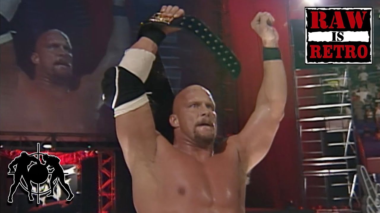 Stone Cold Steve Austin WINS WWE Title 24 hours after losing it - YouTube